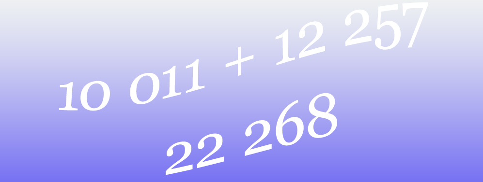 Numeroita – Rouva Raadelmasta